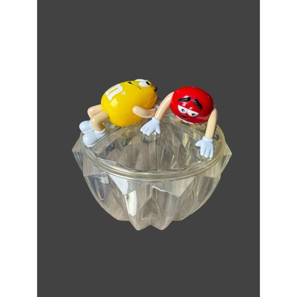 M&M'S | Accents | Mms Plastic Candy Dish With Yellow Red Characters ...